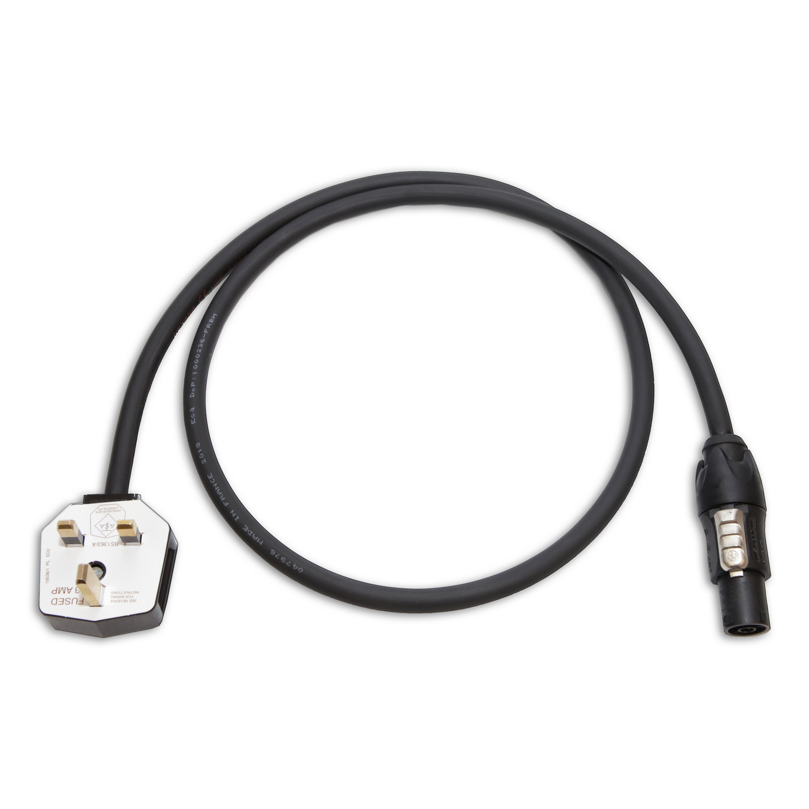 powerCON TRUE1 TOP Starter Cable fitted with UK 13A Plug | The Power Outlet